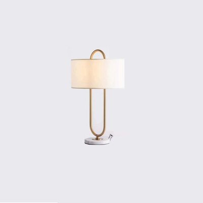Home Villa Metal Fabric AC110V Art Deco Style Table Lamps